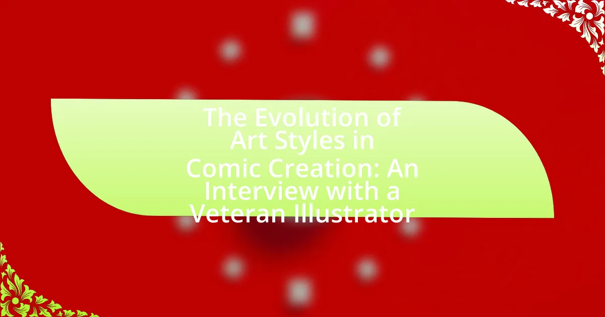 The Evolution of Art Styles in Comic Creation: An Interview with a ...
